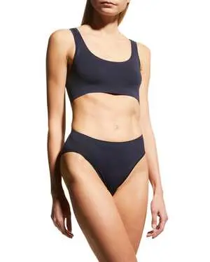 Hanro Touch Feeling Crop Top Midnight 2