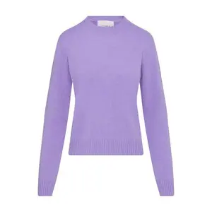 LISA YANG Mable Cashmere Crew Neck Sweater - Lavender