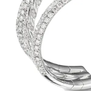 David Yurman Sculpted Cable Flex Diamond Bracelet 18.5mm