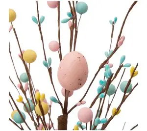 GLITZHOME Easter Egg Table Top Tree