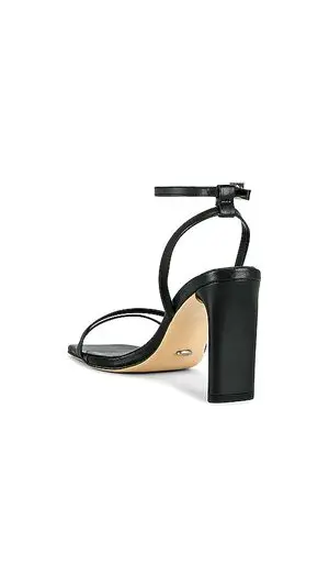 TONY BIANCO Corso Strappy Square Toe High Heel Sandals - Black Nappa