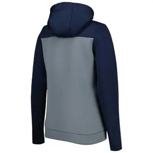 ANTIGUA Deep Sea Blue/gray Seattle Kraken Protect Full-zip Jacket