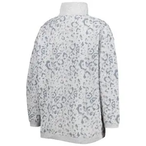 GAMEDAY COUTURE Oklahoma Sooners Leopard Quarter-zip Sweatshirt