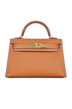 Hermès Mini Gold Epsom Kelly 20 Bag