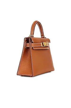 Hermès Mini Gold Epsom Kelly 20 Bag