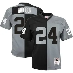 Mitchell & Ness Bo Jackson /silver Las Vegas Raiders Big & Tall Split Legacy Retired Player Replica Jersey - Black