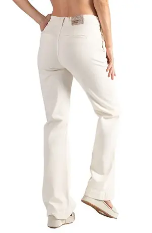 CACHE COEUR Sabrina High-waist Flare Maternity Jeans - Beige