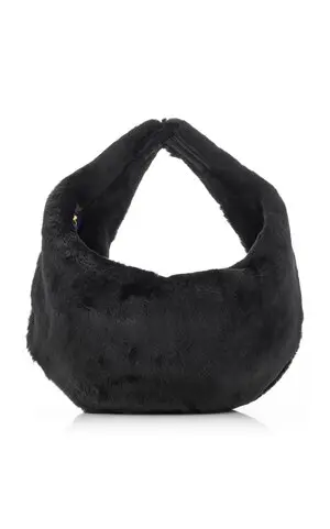 Khaite Olivia Medium Shearling Hobo Bag