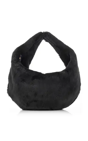 Khaite Olivia Medium Shearling Hobo Bag