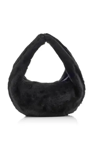 Khaite Olivia Medium Shearling Hobo Bag