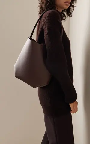 THE ROW Park Medium North/ South Leather Tote Bag