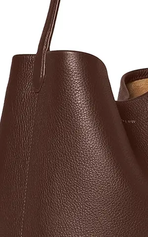 THE ROW Park Medium North/ South Leather Tote Bag