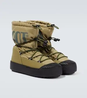 Moon Boot Logo Snow Boots - Green