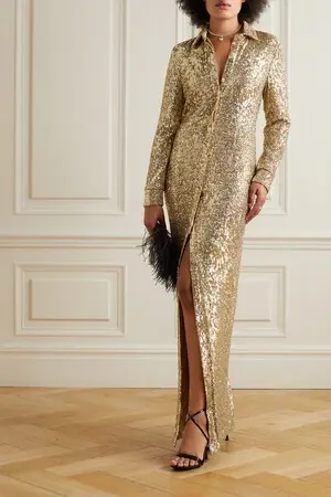 SEMSEM Sequined Tulle Gown