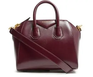 Givenchy Mini Antigona Bag - Burgundy