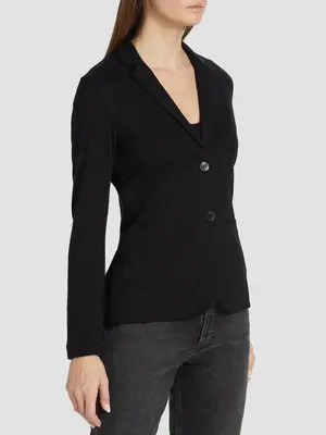 Majestic Filatures Soft Touch Two-button Blazer