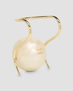 Cult Gaia Pearl Top Handle Bag