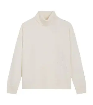 The Kooples The Kooples Wool Rollneck Sweater White
