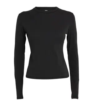 SKIMS Long-sleeved T-shirt - Black