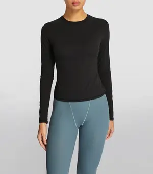 SKIMS Long-sleeved T-shirt - Black