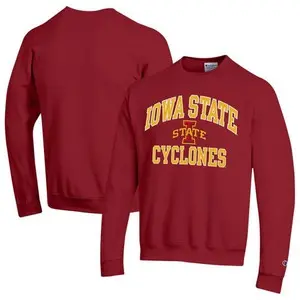 Champion Iowa State Cyclones High Motor Pullover Sweatshirt - Cardinal