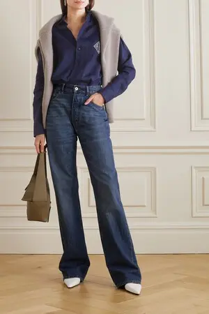 Ralph Lauren Adrien Embroidered Linen Shirt