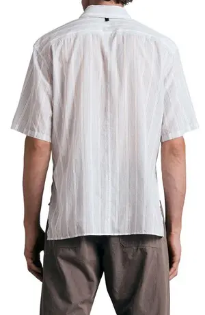 Rag & Bone Dalton Stripe Short Sleeve Button-up Shirt