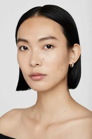 ANINE BING Small Bold Link Hoop Earrings