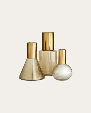 ARTERIORS Union Vases, Set Of 3 - Smoke Luster