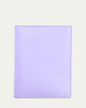 ROYCE NEW YORK Personalized Leather Rfid-blocking Passport Case - Lavender
