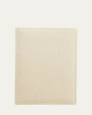 ROYCE NEW YORK Personalized Leather Rfid-blocking Passport Case - Taupe