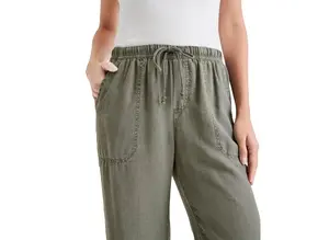 Splendid Angie Cropped Wide Leg Pants - Soft Vob