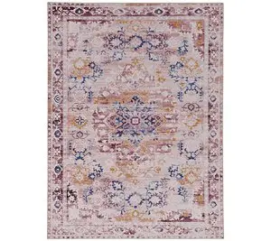 LINON Home Jax Washable 5'x7' Non- Slip Decorat Ve Rugs - One-color