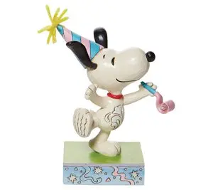 JIM SHORE Peanuts Snoopy & Woodstock Birthday C Elebration - One-color