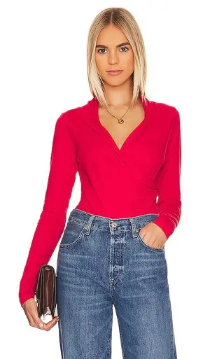 Velvet By Graham & Spencer Meri Top In Red