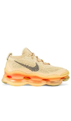 Nike Nike Air Max Scorpion Flyknit Sneaker In Nude.  Sesame  Coconut Milk  & Wheat Gold