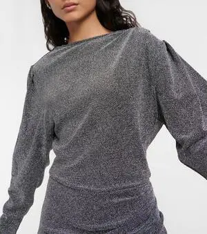 MARANT ETOILE Benedicte Metallic Knit Minidress