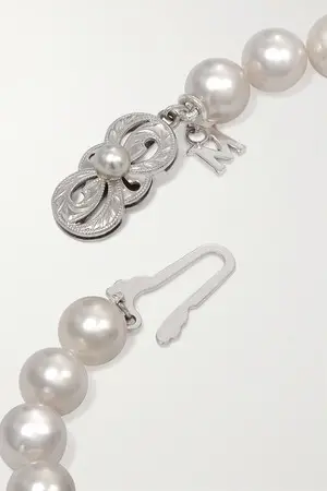Mikimoto 18-karat Gold, Pearl And Diamond Bracelet