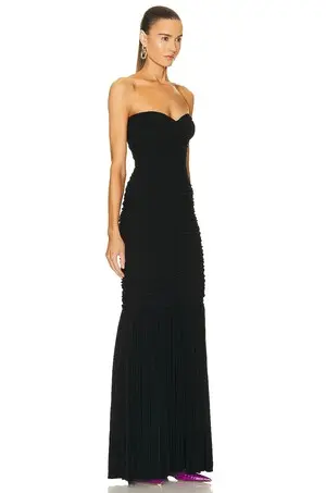 Norma Kamali Slinky Fishtail Gown