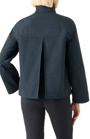 Akris Polka Dot Reversible Jacket - Black-navy