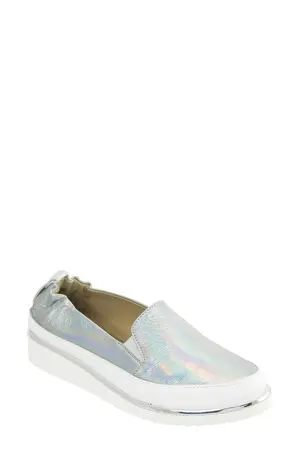 Ron White Ron White Nellaya Hologram Slip-On Sneakers Silver