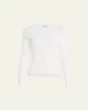 Gabriela Hearst Browning Cashmere Blend Top - Ivory
