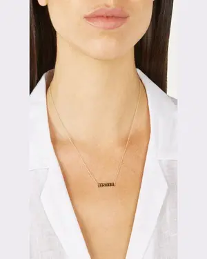JENNIFER MEYER 18k Yellow Mama Pendant Necklace