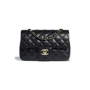 Chanel Mini Flap Bag Lambskin & Gold-tone Metal