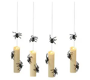 GERSON INTERNATIONAL S/6 B/o Lit Spider Candles Gerson Co - One-color