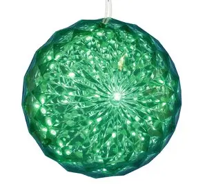 VICKERMAN 6' Crystal Ball Christmas Ornament W/ 0 Led Lights - One-color