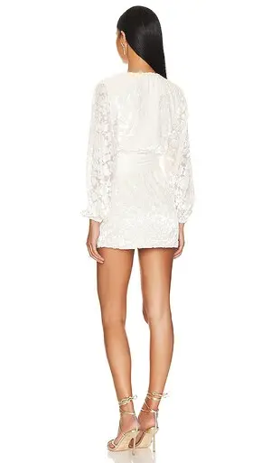 Tularosa Meave Wrap Mini Dress