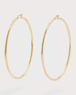 ROBERTO COIN Roberto Coin 18k Yellow Gold Hoop Earrings