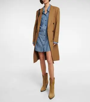 Isabel Marant Étoile Leyane Suede Mid-calf Cowboy Boots - Brown