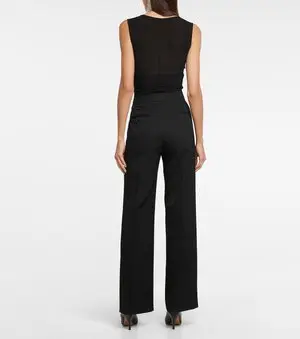 Isabel Marant Scarly Wide Leg Wool Pants